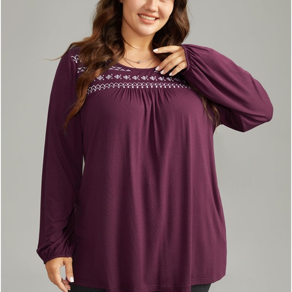 BloomChic | Tops | Bloom Chic Blouse Size 822x | Poshmark